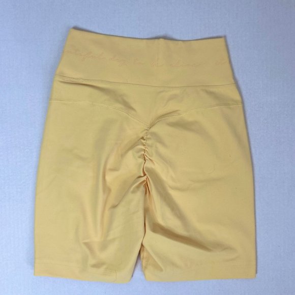 Gymshark | Shorts | Gymshark Yellow Bike Shorts | Poshmark